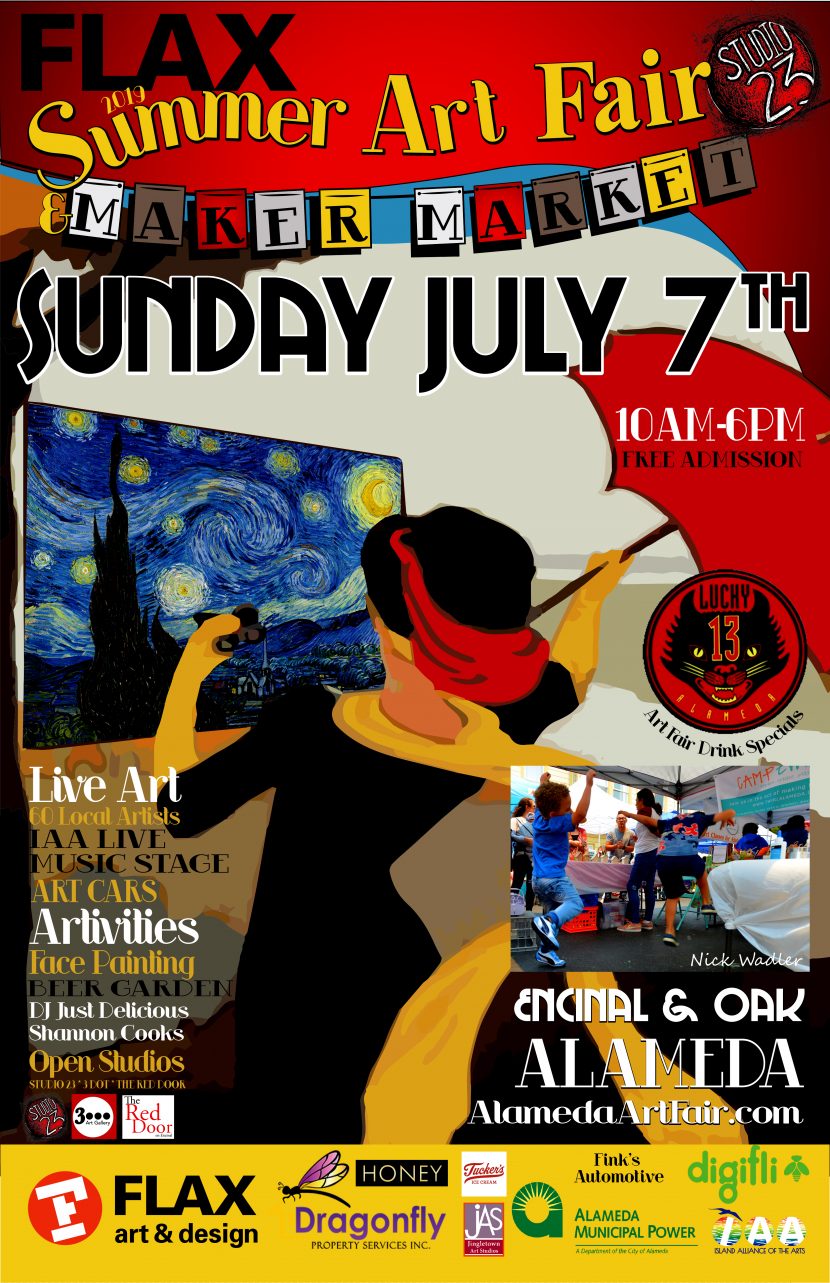Press Coverage – Alameda Summer Art Fair and Maker Market