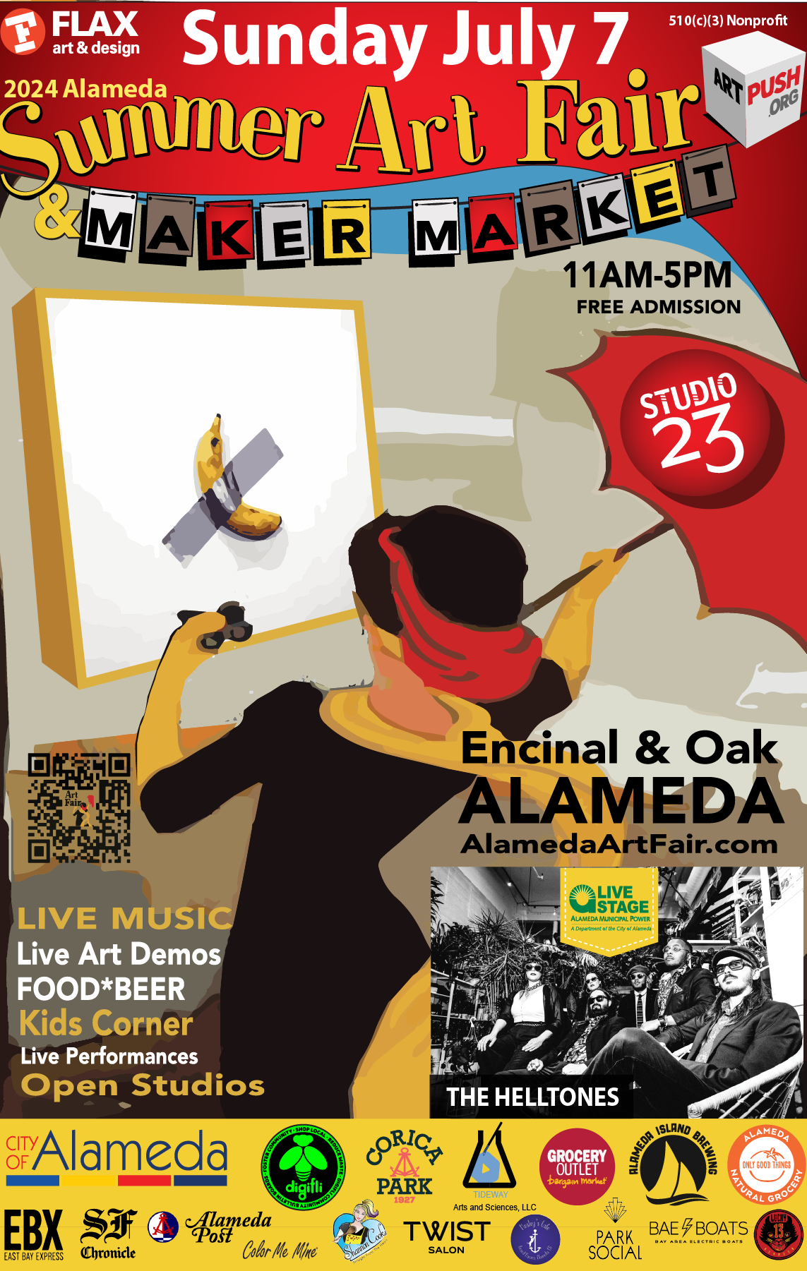 Coming Alameda Summer Art Fair & Maker Market Sunday, July 7th, 2024 ...